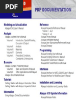 Abaqus User Manuals Overview | PDF | Graphical User Interfaces ...