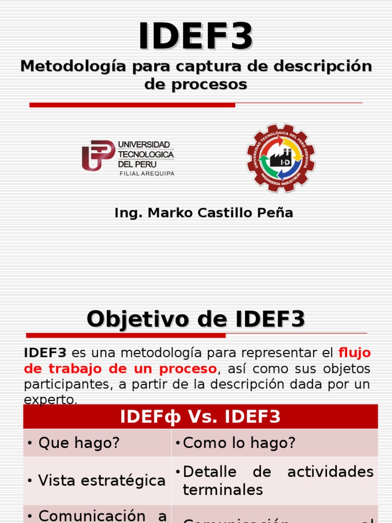 IDEF3 | PDF | Base de datos relacional | Ciencia cognitiva