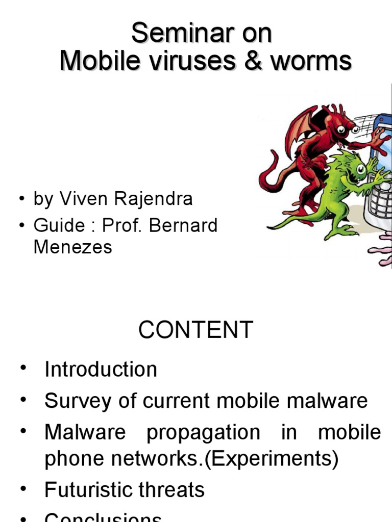 Mobile Worms and Viruses | Malware | Computer Virus