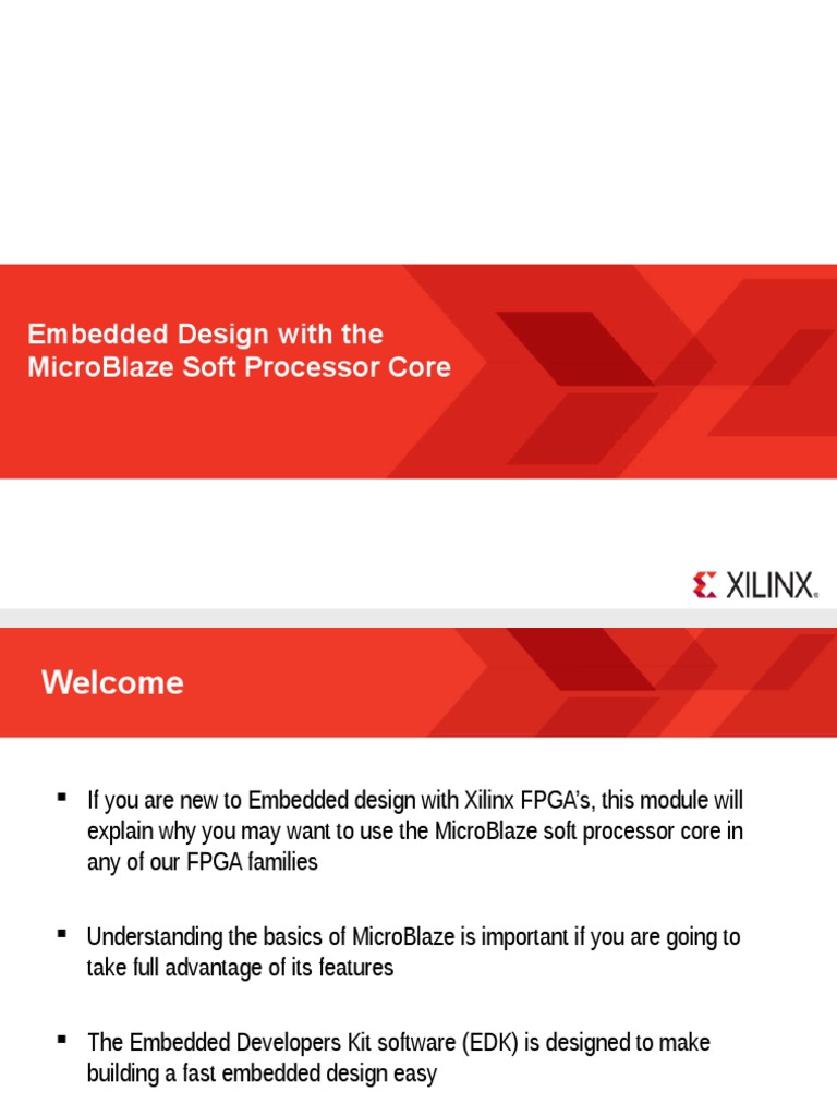 Embedded Design With The Microblaze Soft Processor Core: Fpga and Asic Technology Comparison - 1 ...