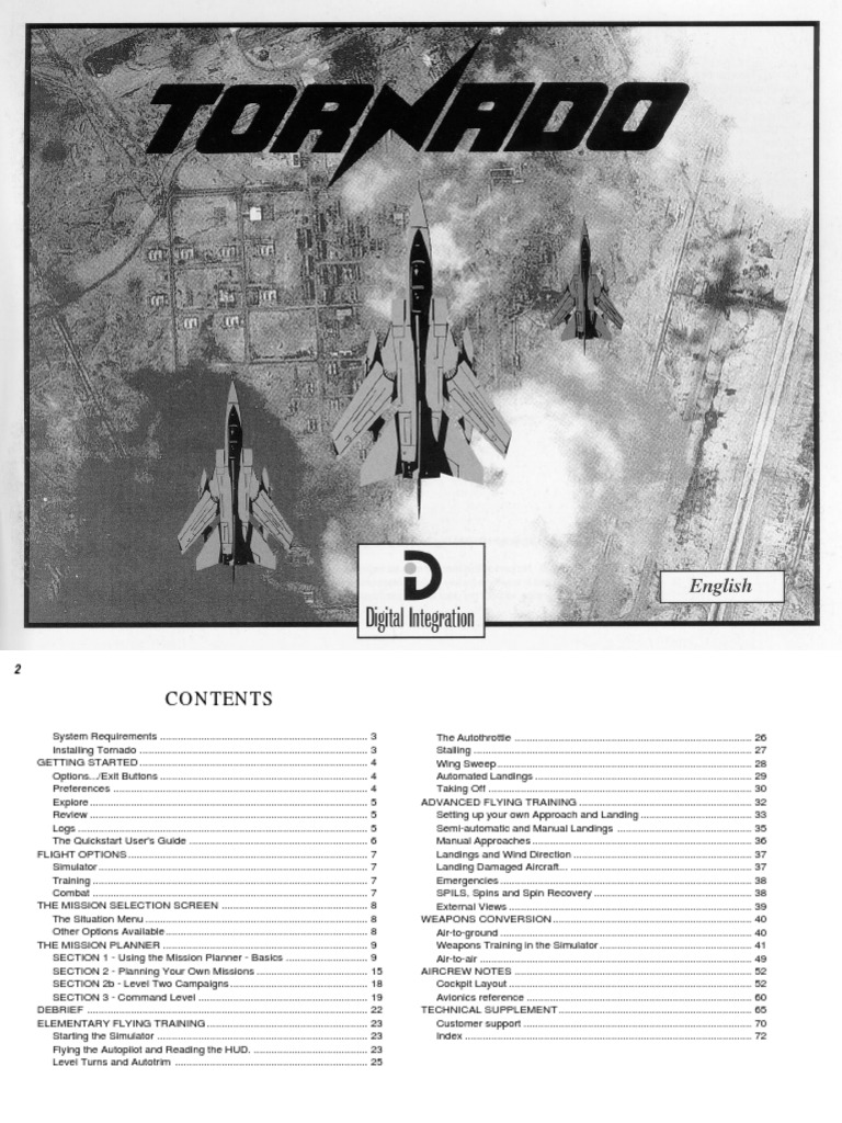 Tornado-Manual PC en | PDF | Dos | Armed Conflict