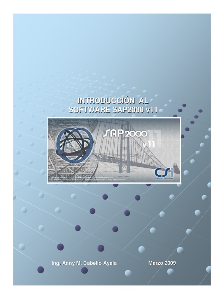 Sap 2000 V 11 | PDF | Programa de computadora | Programación