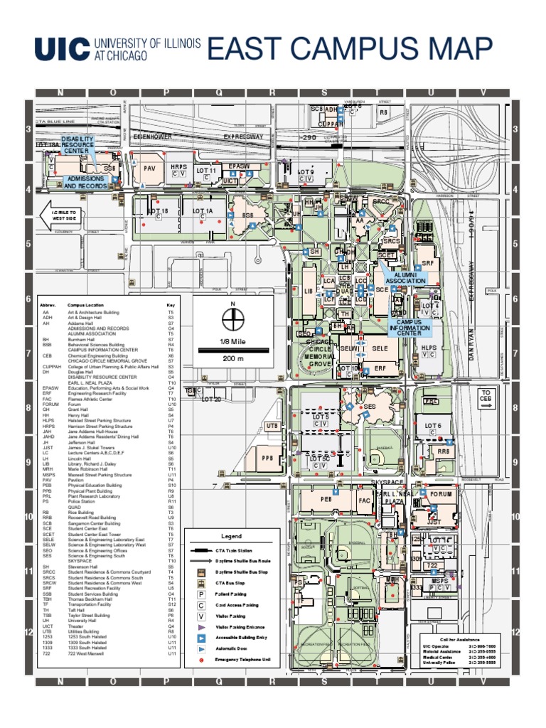 Map East Campus | PDF