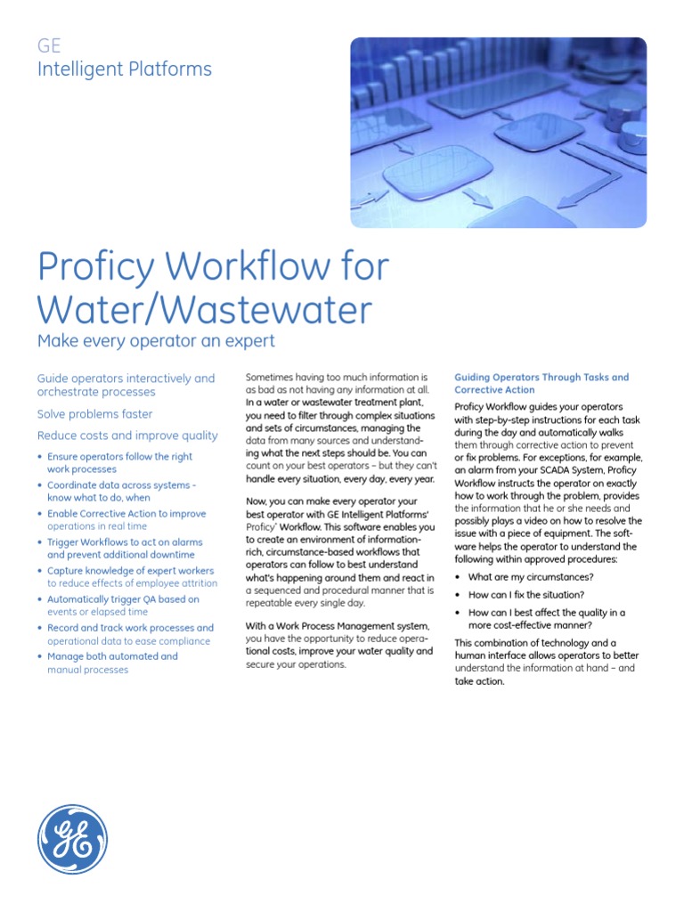 Workflow Water Manufacturing Software | PDF | Workflow | Automation