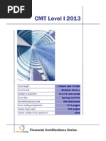 CMT Level 1 Curriculum Overview 2025 | PDF | Technical Analysis | Risk