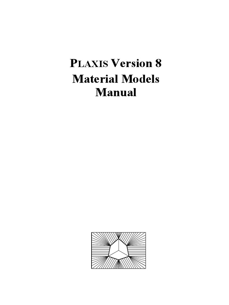 Material Models Plaxis V8.2 | PDF | Elasticity (Physics) | Deformation ...