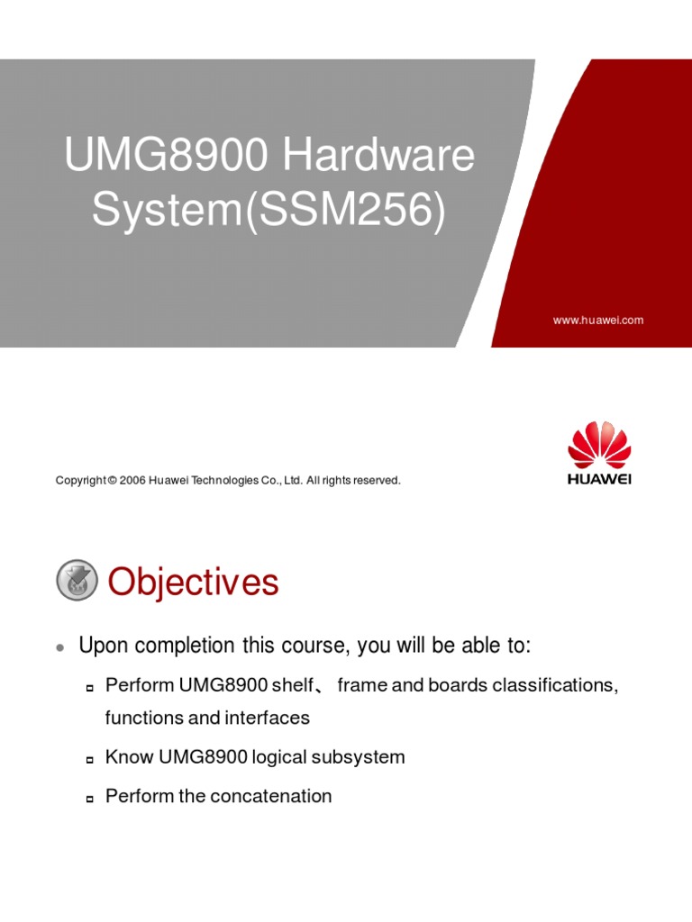 04 UMG8900 Hardware System | PDF | Asynchronous Transfer Mode | Internet Protocols
