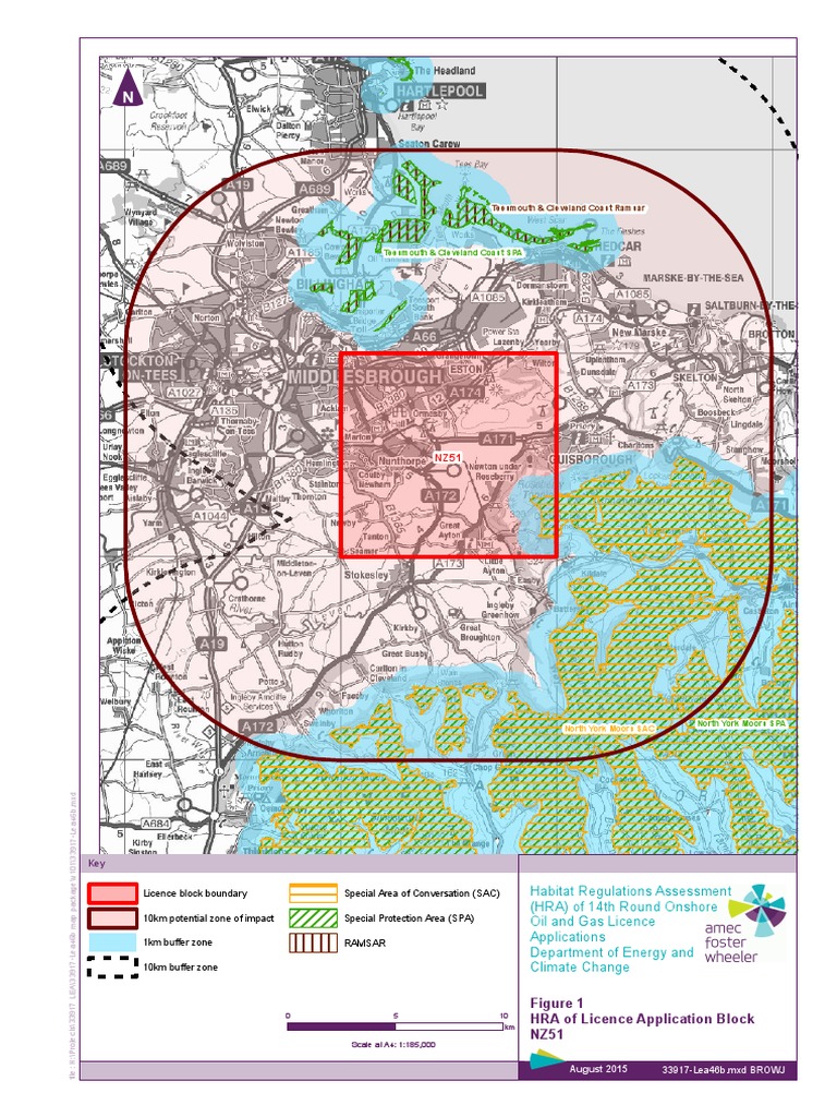 Oil and Gas Exploration Licences 2015 | Copyright | Ordnance Survey
