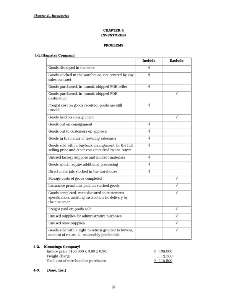 Intermediate Accounting: Inventory Solutions | PDF | Inventory ...