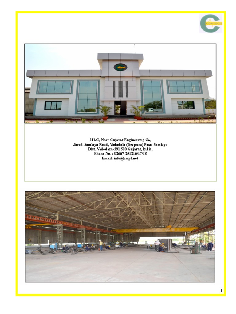 Comtech Metals Pvt Ltd Manufacturing Facility Profile | PDF | Metal Fabrication | Pipe (Fluid ...