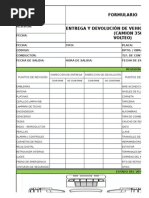Formato de Entrega-Recepcion de Vehiculos | PDF | Vehículos | Transporte