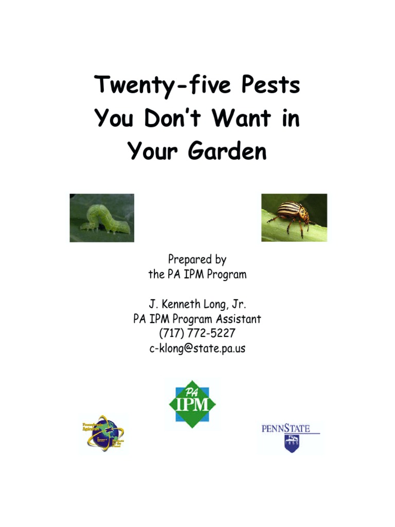 Twenty-Five Pests You Don't Want in Your Garden | PDF | Biological Pest ...