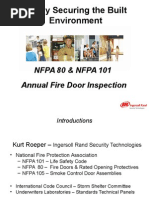 NFPA 80 Fire Doors | PDF | Safety | Prevention