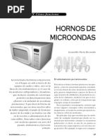 Partes Del Microondas | PDF | voltaje | Corriente eléctrica