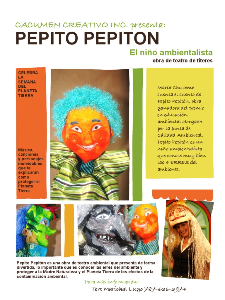 Pepito Pepitón: Teatro Ambiental Infantil | PDF