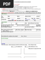 Traffic Accident Investigation Report Form | PDF | Traffic Collision ...