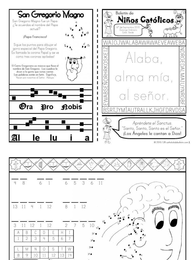 Boletín Católico para Niños: Fe y Enseñanzas | PDF | Salud y bienestar