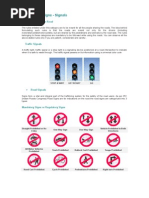 Kuwait Traffic Signs | PDF | Intersection (Road) | Pedestrian Crossing