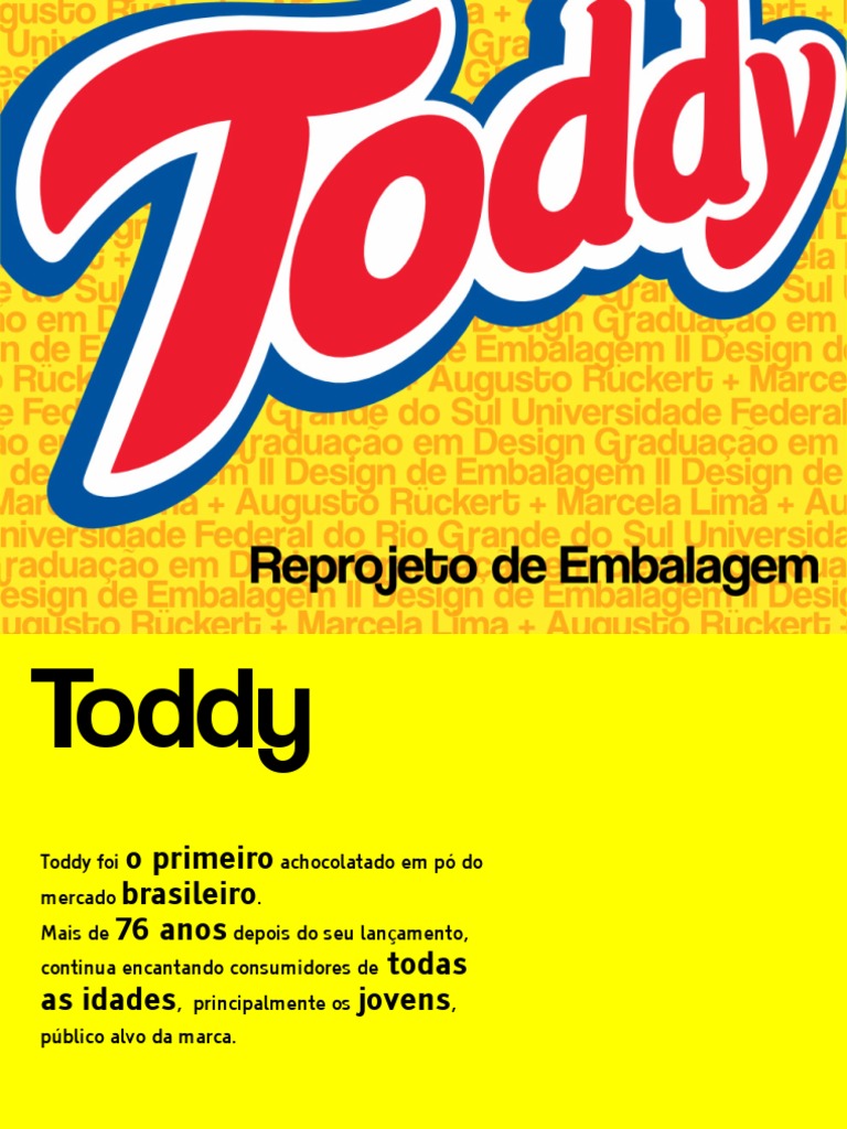Toddy | PDF | Embalagem e rotulagem | Chocolate