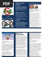 TRiptico de Sustancias Psicoactivas | PDF | Drogas | Drogas Psicoactivas