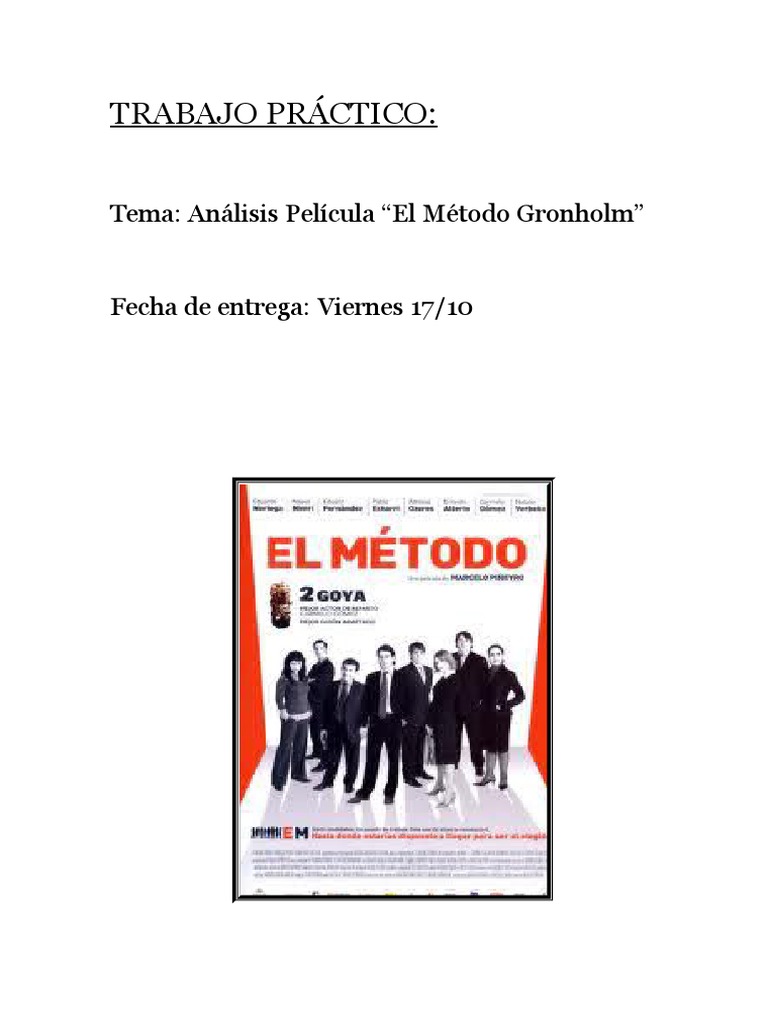 TRABAJO PR CTICO - El M Todo D PDF | PDF | Recursos humanos | Liderazgo