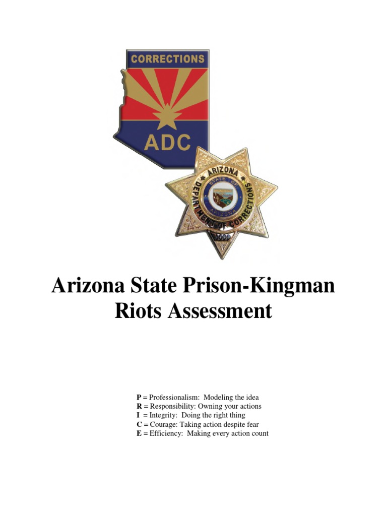 Arizona DOC Report On Kingman Riots | PDF | Criminal Justice | Crime ...