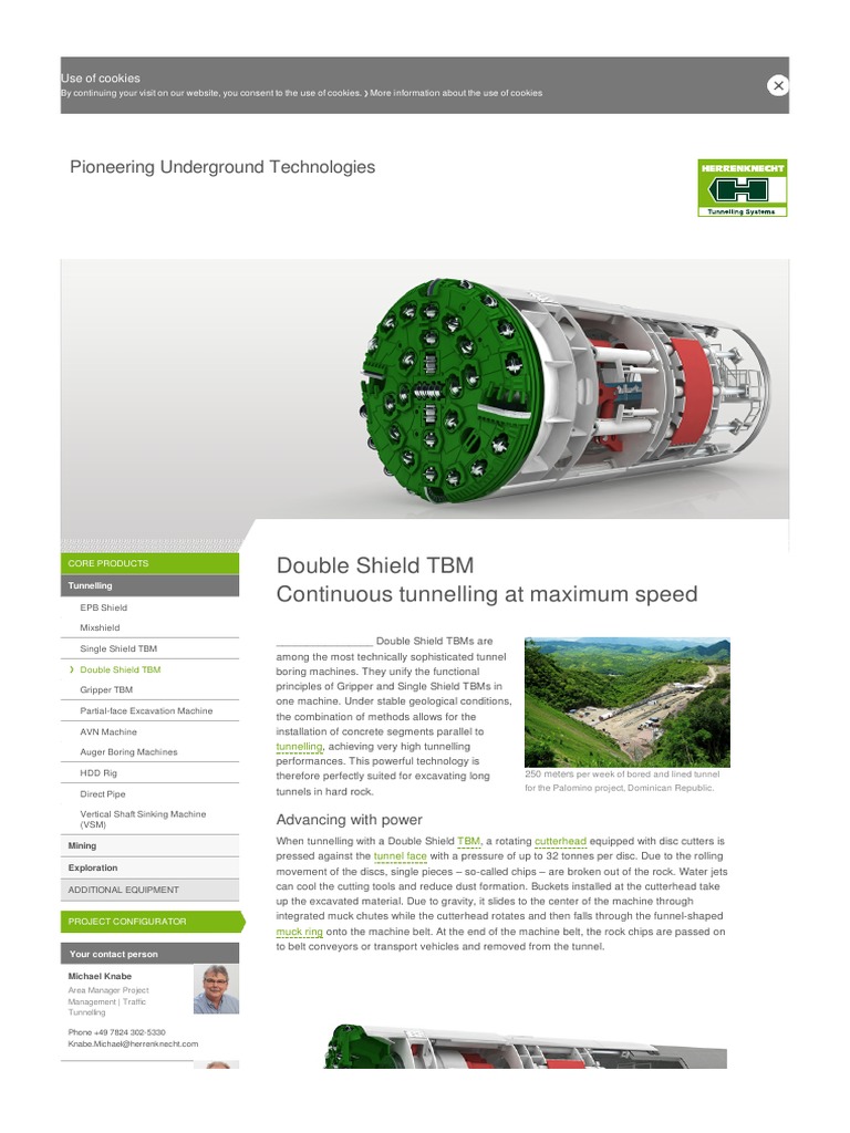 Double Shield TBM | PDF | Mechanical Engineering | Manufactured Goods
