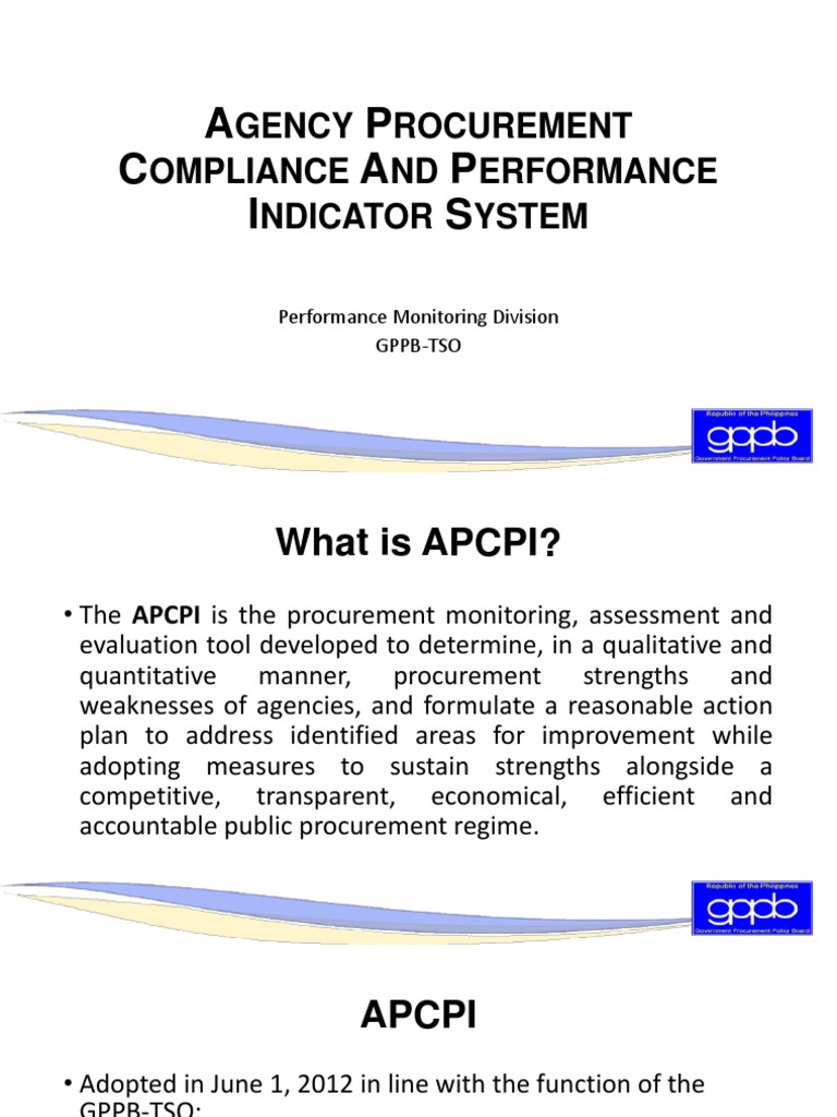 APCPI Presentation-SUCs-13 AUG 2015 | Regulatory Compliance | Procurement