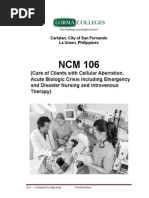 NCM 106 Quiz 1 | PDF | Pharmacology | Adverse Effect