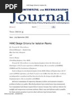 CSSD, Hospital HVAC Design Manual 2008 | PDF | Duct (Flow) | Automation