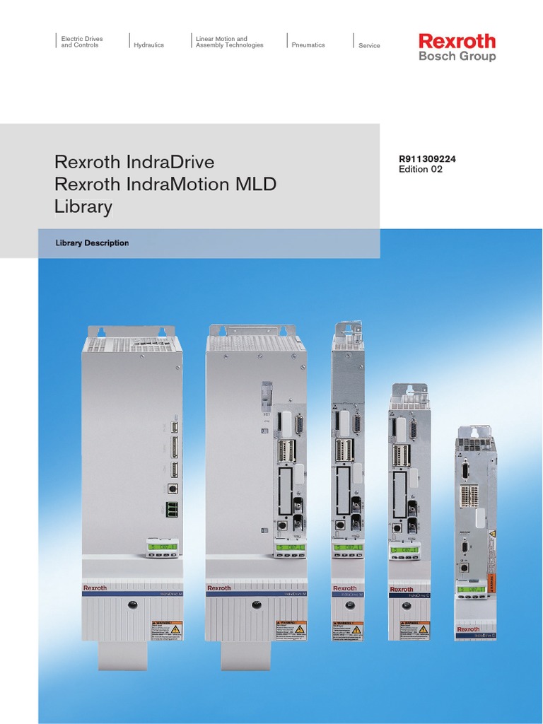 Rexroth IndraDrive - Library Description PDF | PDF | Parameter (Computer Programming) | Input/Output
