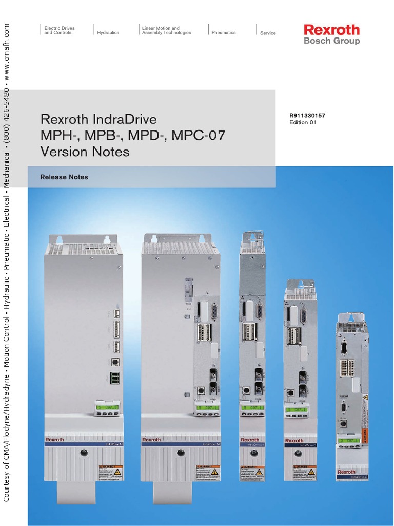 Firmware Version Notes MPH-07, MPB-07, MPD-07, MPC-07 R911330157_01.pdf ...
