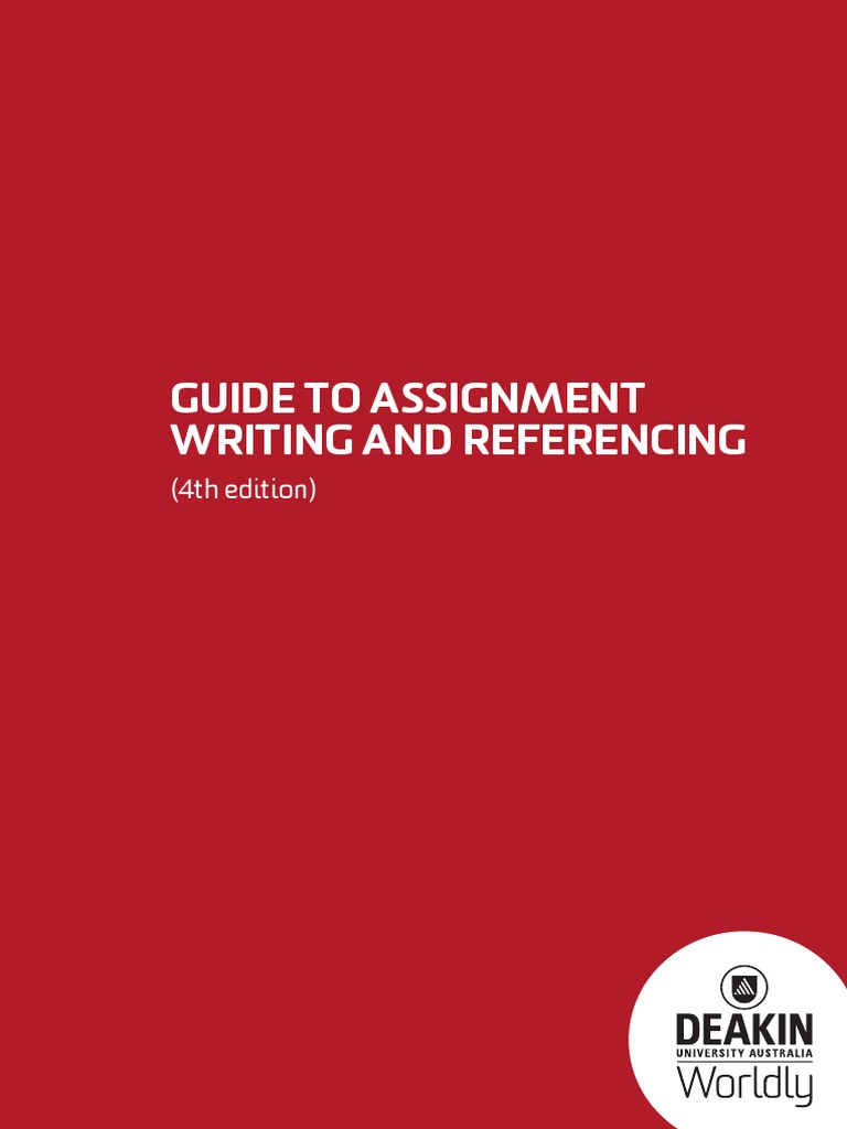 Deakin Guide To Writing and Referencing | PDF | Citation | Speed Reading