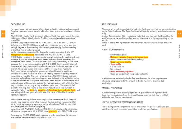 Synthetic MIL-PRF-83282) Was Developed Which Is Superior To | PDF ...