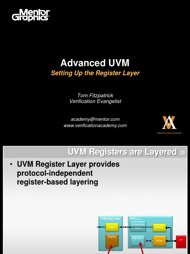 Module Advanced Uvm Session8 Setting Up Register Layer Tfitzpatrick | PDF | Digital Technology ...