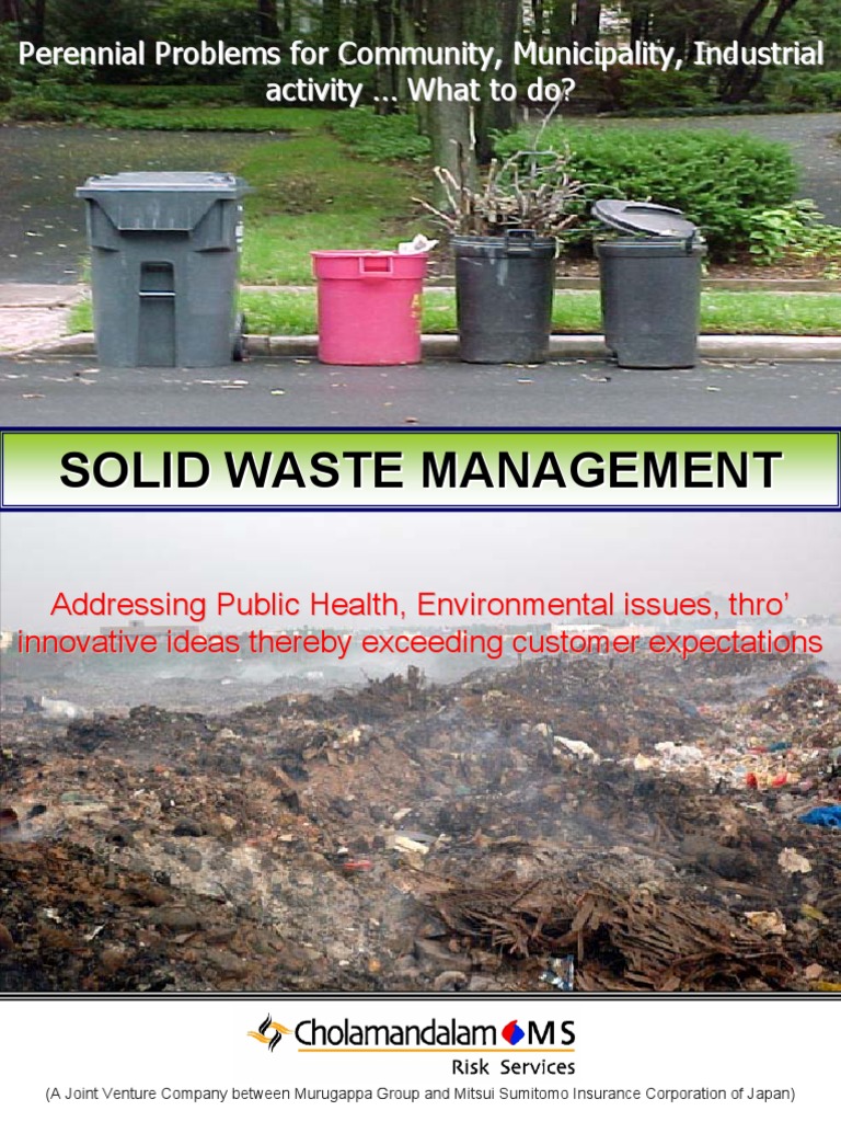 Solid Waste Management Brochure | PDF | Municipal Solid Waste | Waste ...