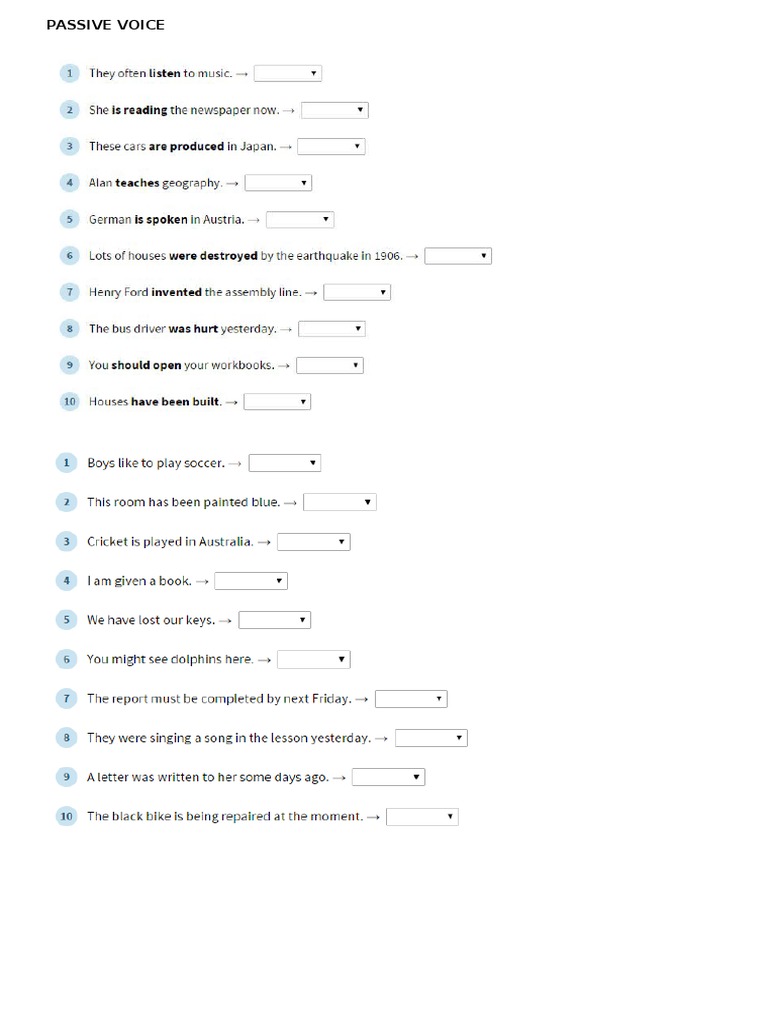 english-bachillerato-1-passive-voice-practice-exercises