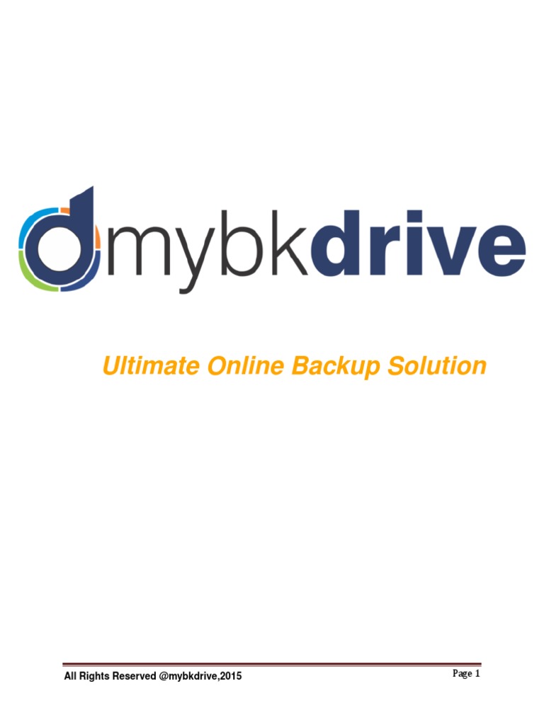 Unlimited Online Backup | PDF | Backup | Computer File