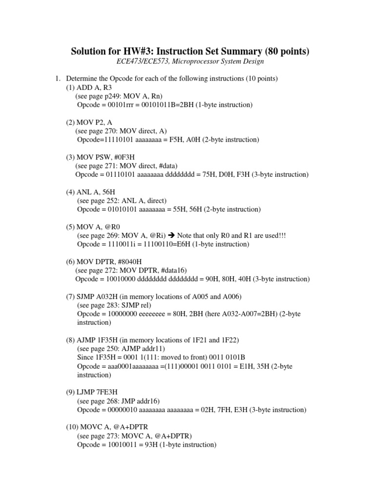 HW3 Sol | PDF | Binary Coded Decimal | Pointer (Computer Programming)