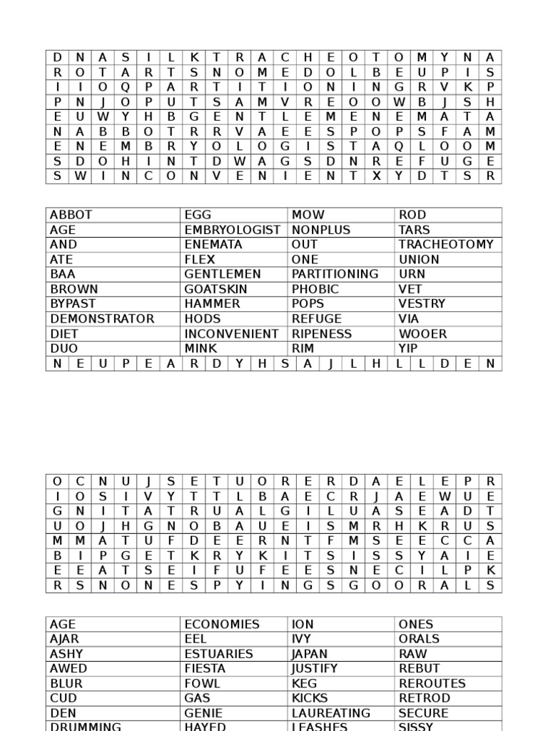 Word Search Techniques in PDFs | PDF
