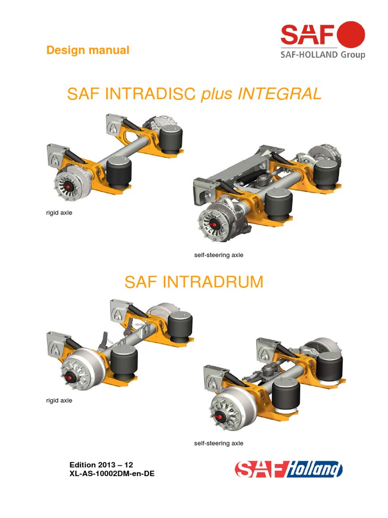 Saf-Holland Design Handbook Intra En-De | PDF | Qr Code | Axle