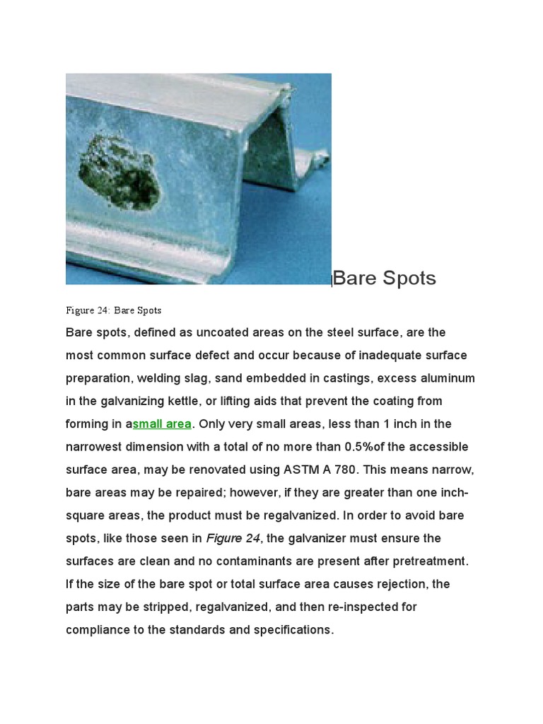 HDG Defect | PDF | Galvanization | Soldering