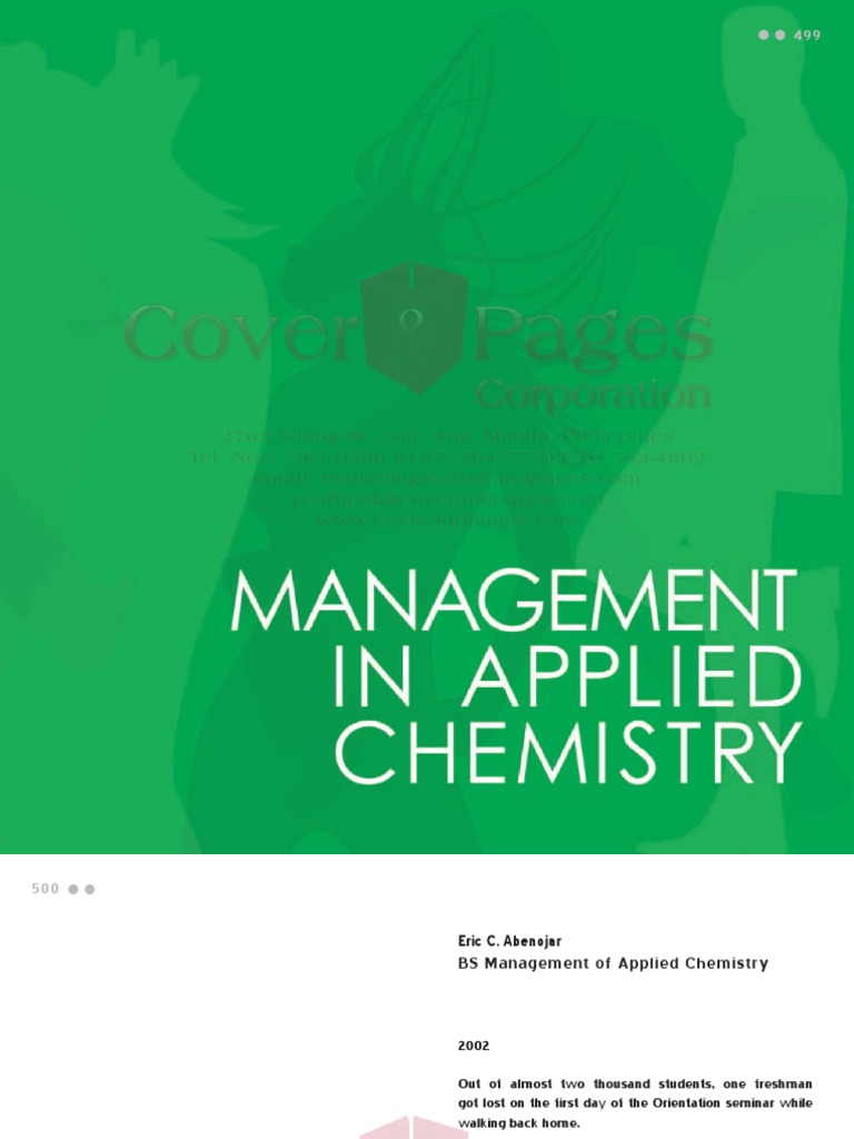 Applied Chemistry | PDF | Self-Improvement