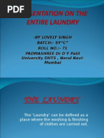 Laundry Operation and Laundry Flow Chart | PDF | Washing Machine | Laundry