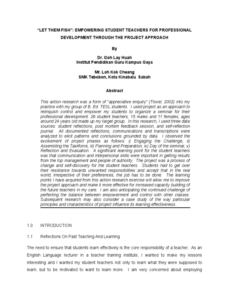 Goh Lay Huah Thesis | PDF | Constructivism (Philosophy Of Education ...