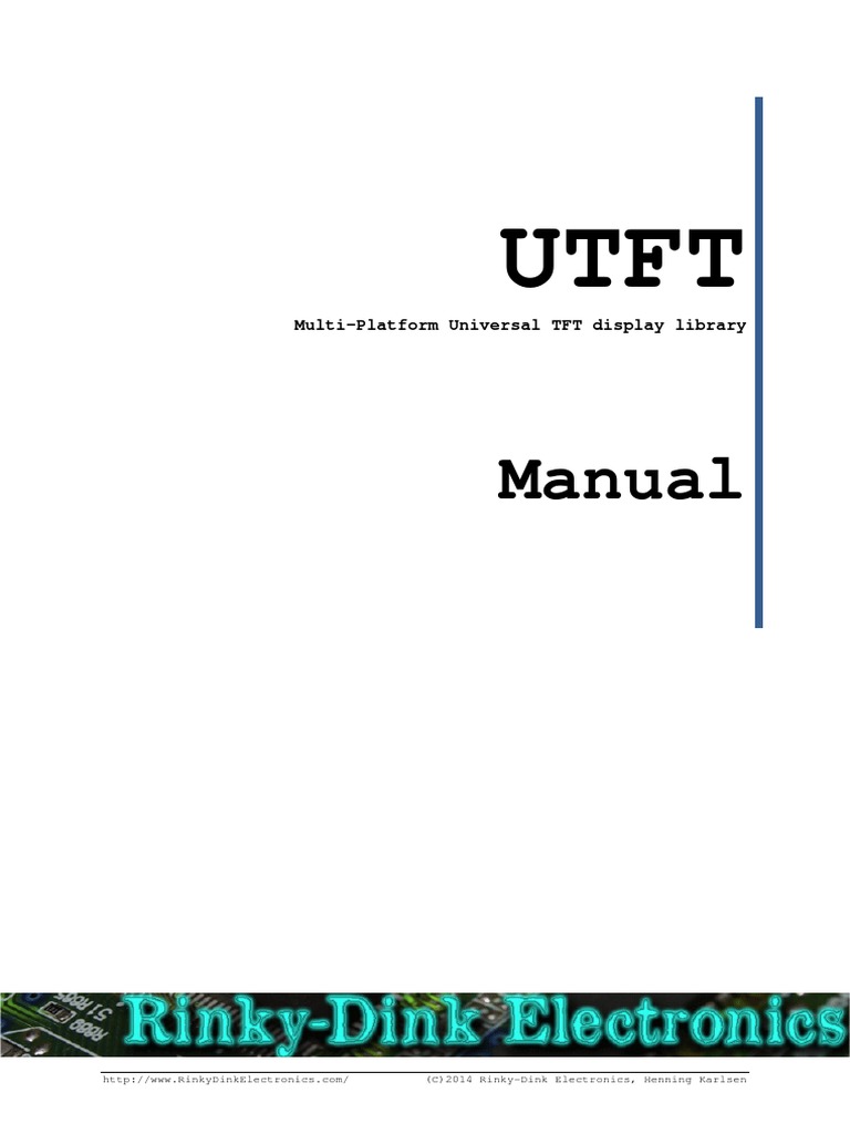 UTFT | PDF