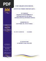 KFC Vision and Mission Analysis | PDF | Market (Economics) | Innovation