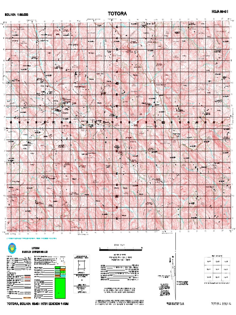 Mapa Tpografico de Totora PDF | PDF