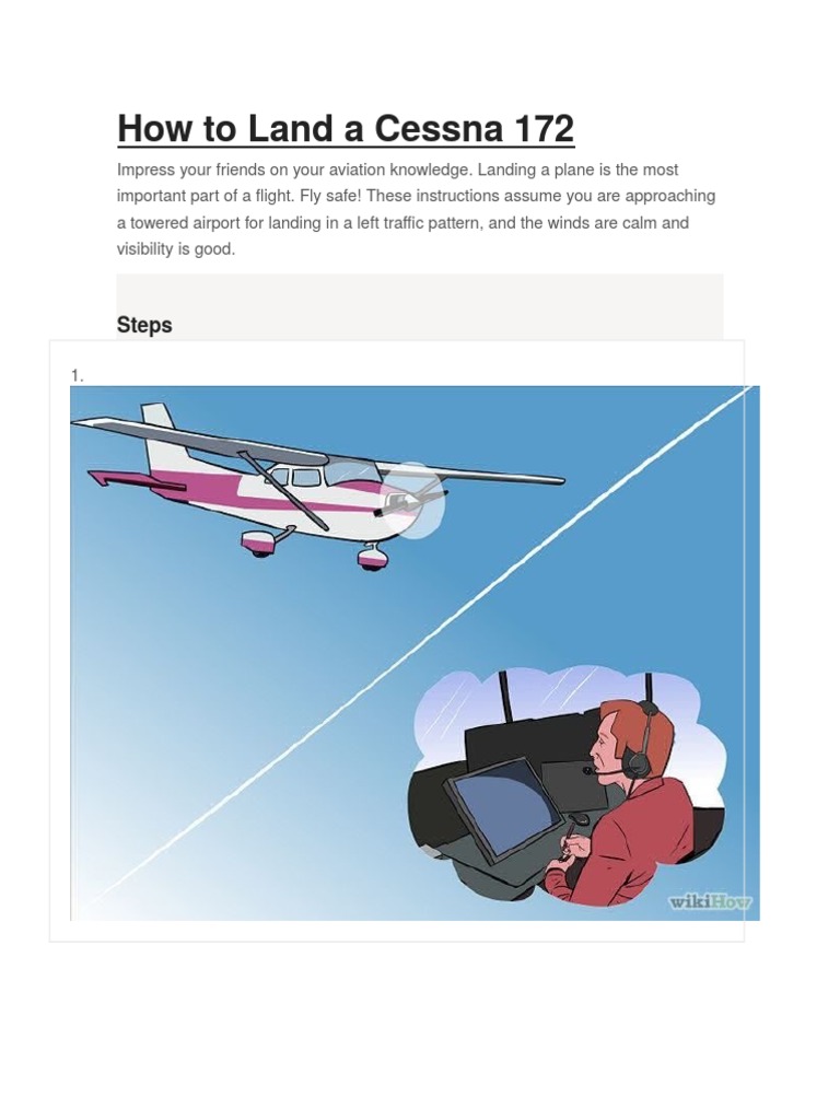 How to Land a Cessna 172 | Air Traffic Control | Airport