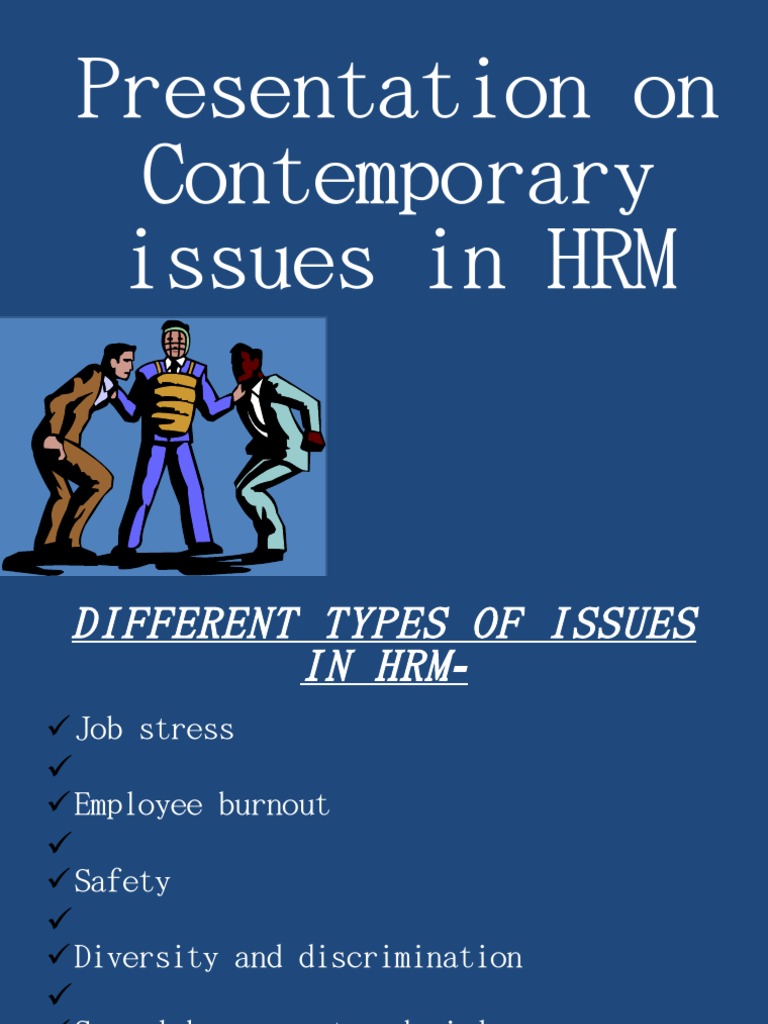 HRM Challenges: Stress, Burnout, Safety | PDF | Occupational Stress ...